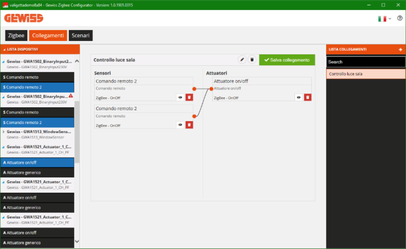 ZIGBEE Configurator | Gewiss